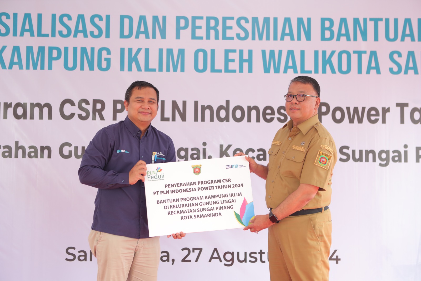 PLN Indonesia Power Resmikan Program Kampung Iklim di Samarinda ...